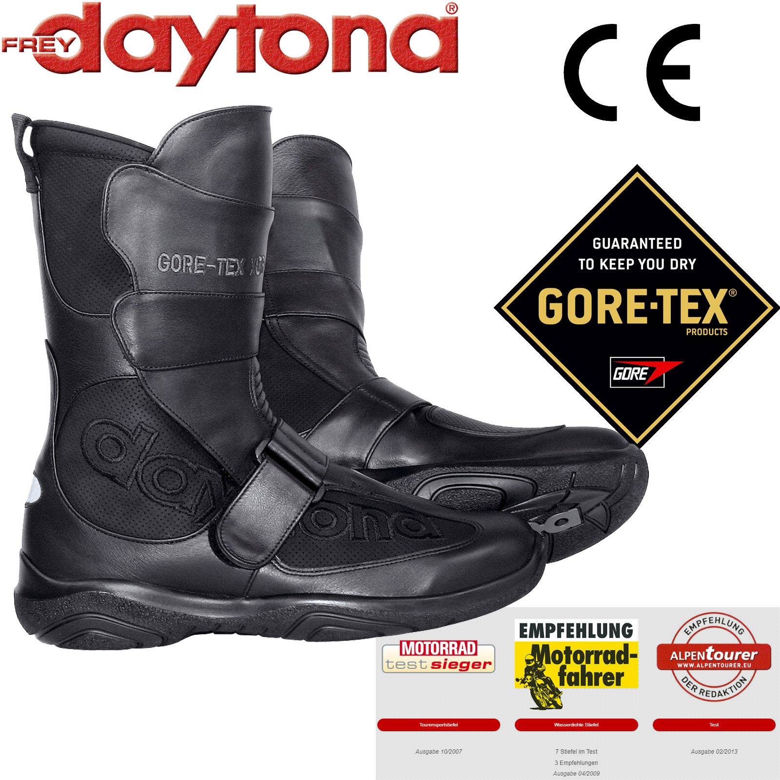 Buy Daytona BURDIT GTX motorcycle boots | Bikeroutfit.com