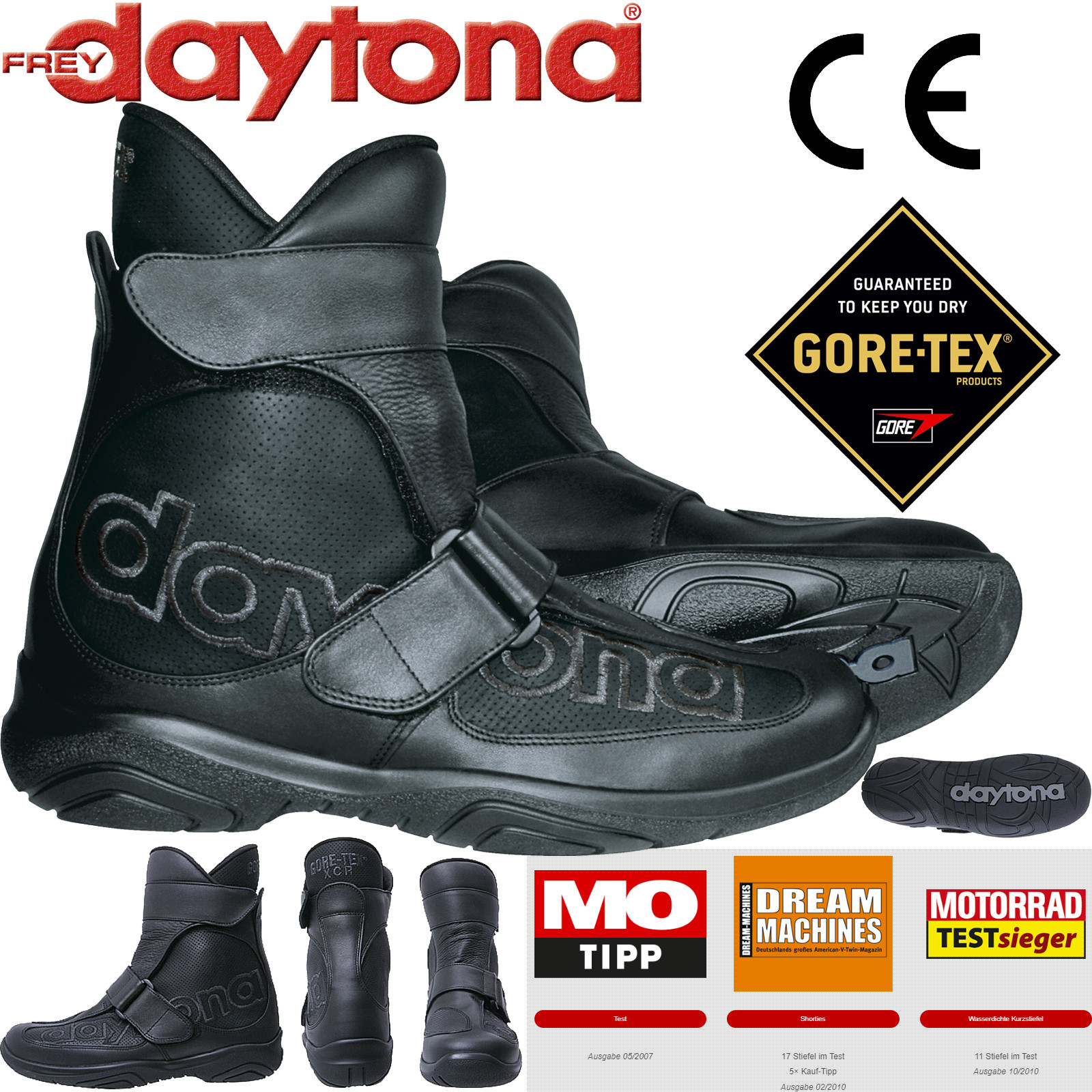 Buy Daytona JOURNEY XCR Gore-Tex Motorcycle Boots