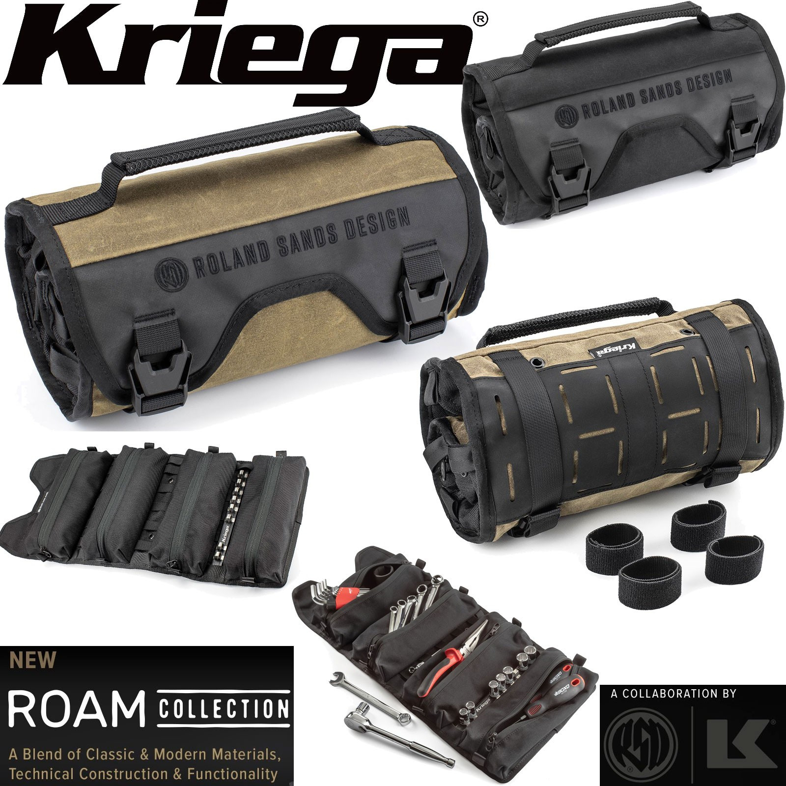Buy Kriega ROAM TOOL ROLL | Bikeroutfit.com