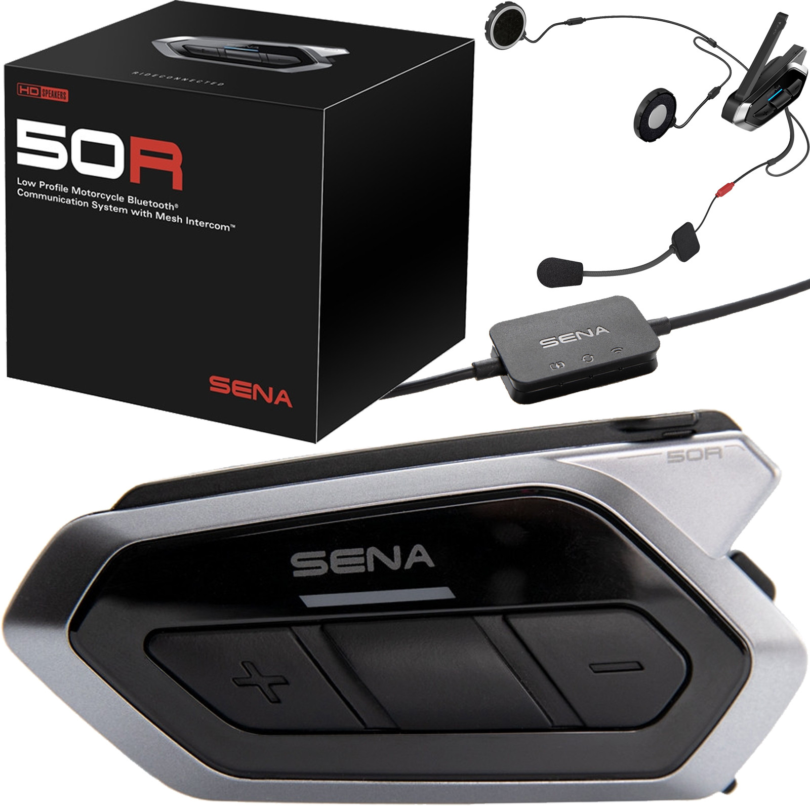 Buy Sena 50R motorcycle headset ultra-flat | Bikeroutfit.com