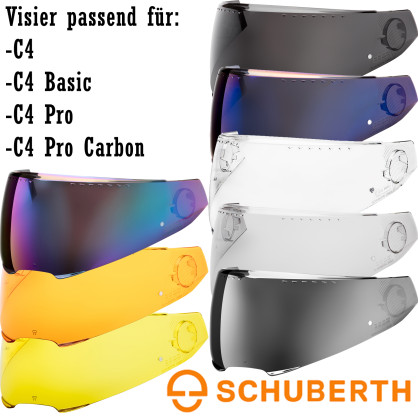 Schuberth visor SV5 helmets C4 / C4 Basic / C4 Pro / C4 Pro Carbon