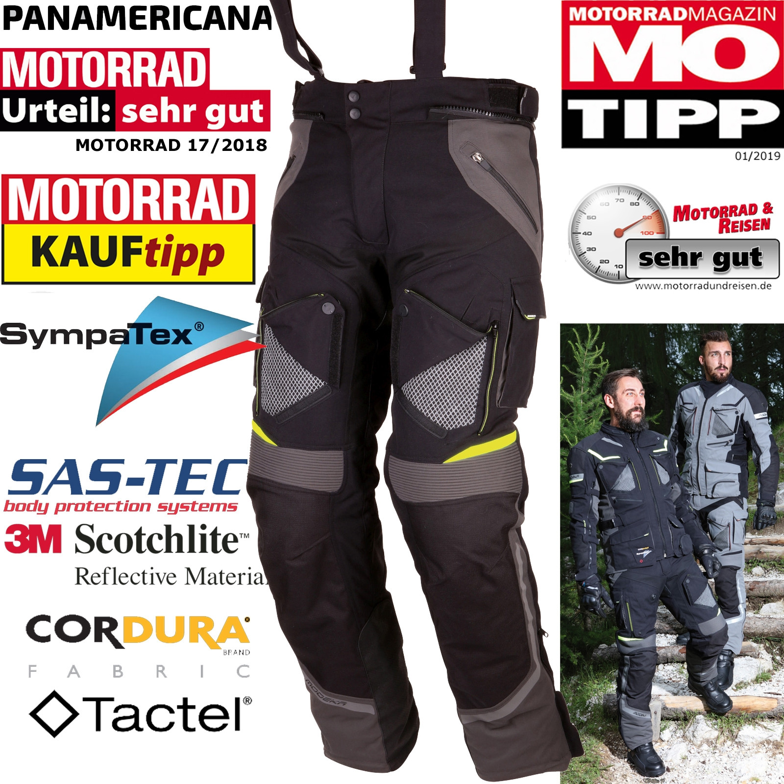Buy Modeka Panamericana Motorcycle Pants | Bikeroutfit.com
