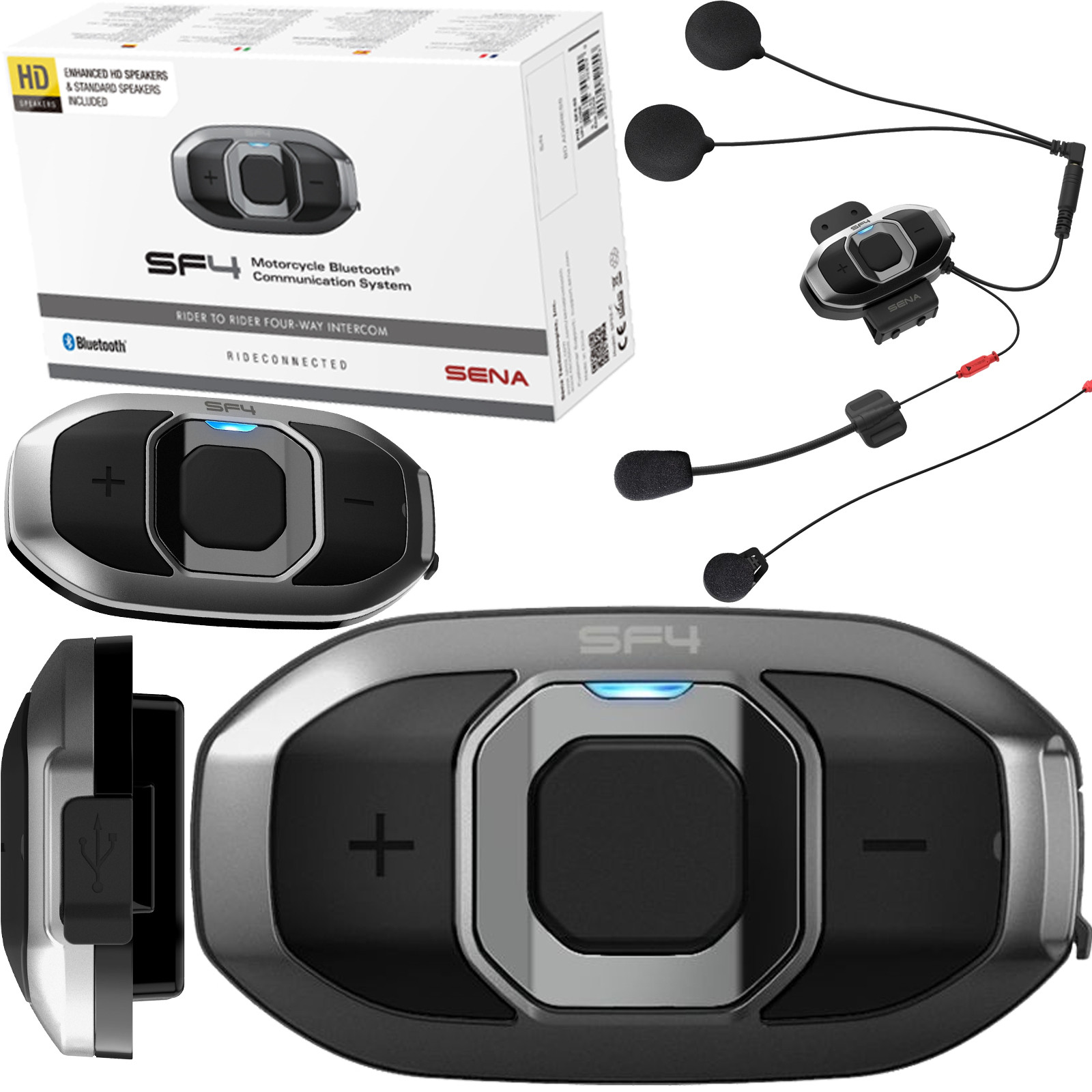 Buy Sena SF4 HD motorcycle headset| Bikeroutfit.com
